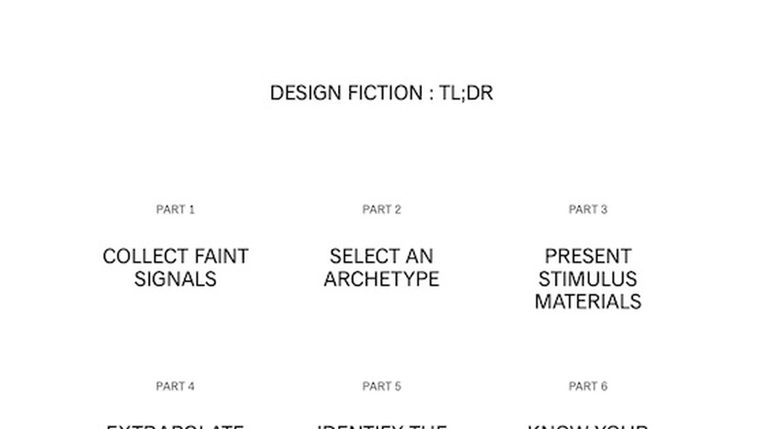 The Manual of Design Fiction - Girardin & Nova The Manual of Design Fiction - Girardin & Nova